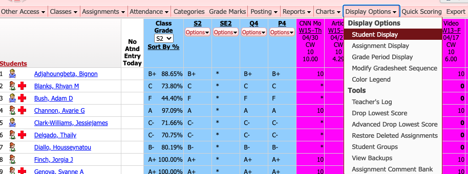 Skyward - Posting Grades for Dropped Students – MCV Edtech